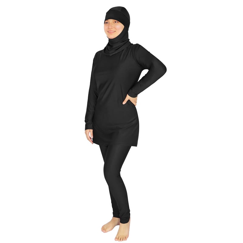 Plus Size Burkini Muslim Swimsuits for Women Modest Islamic Swimwear ...