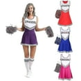 Plus Size Cheerleading Uniforms For Women Adult Cheerleader Outfit With