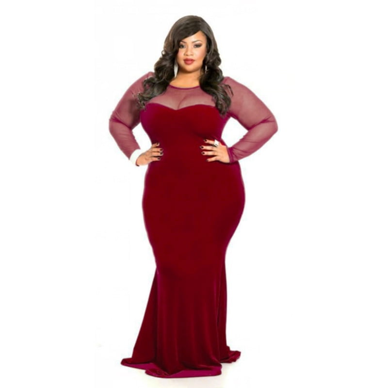 Plus Size Chic Curvy Women's Modern Dance Wear Standard Ballroom Dance ...