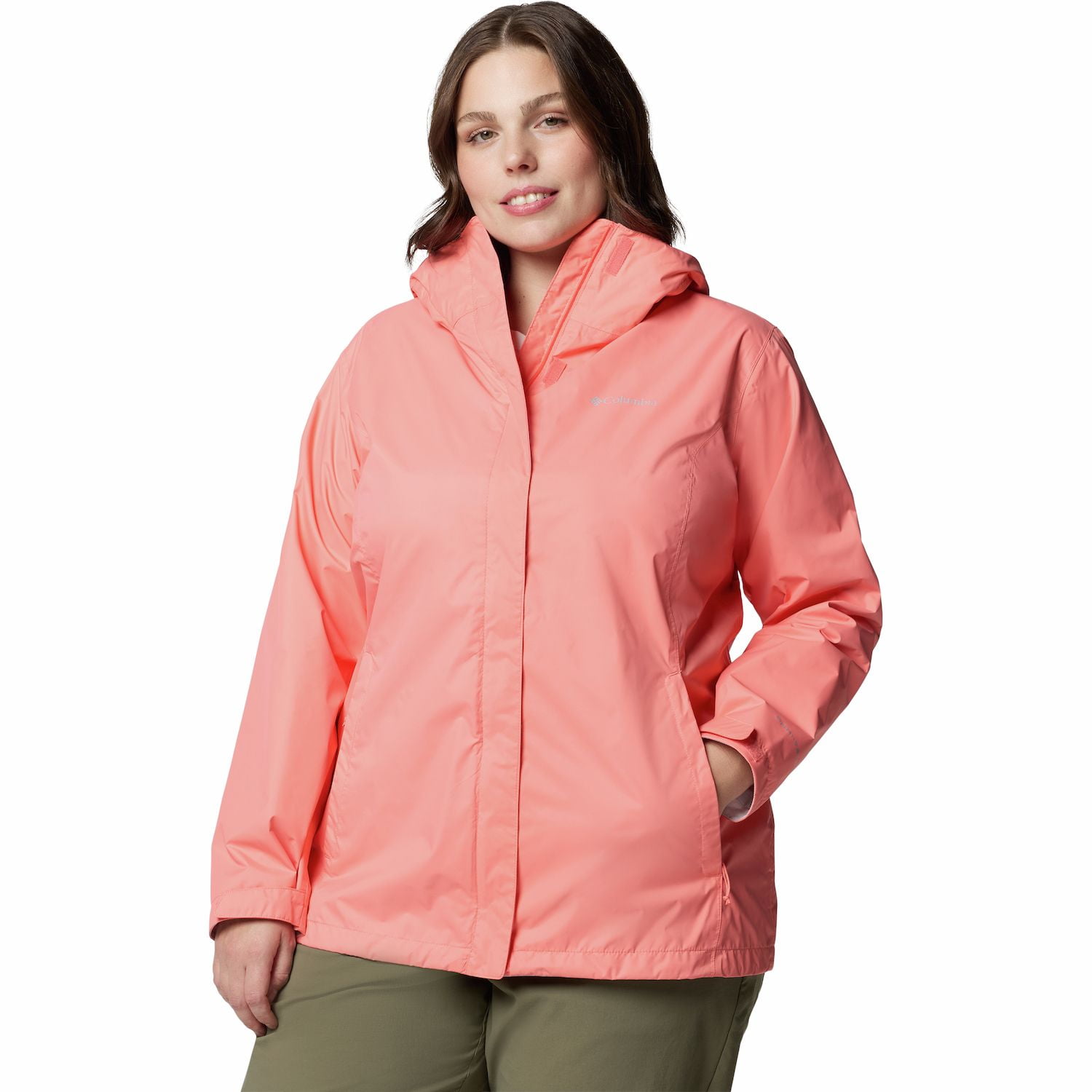 Plus Size Columbia Arcadia™ II Jacket Color: Alpenglow Size: 1X ...