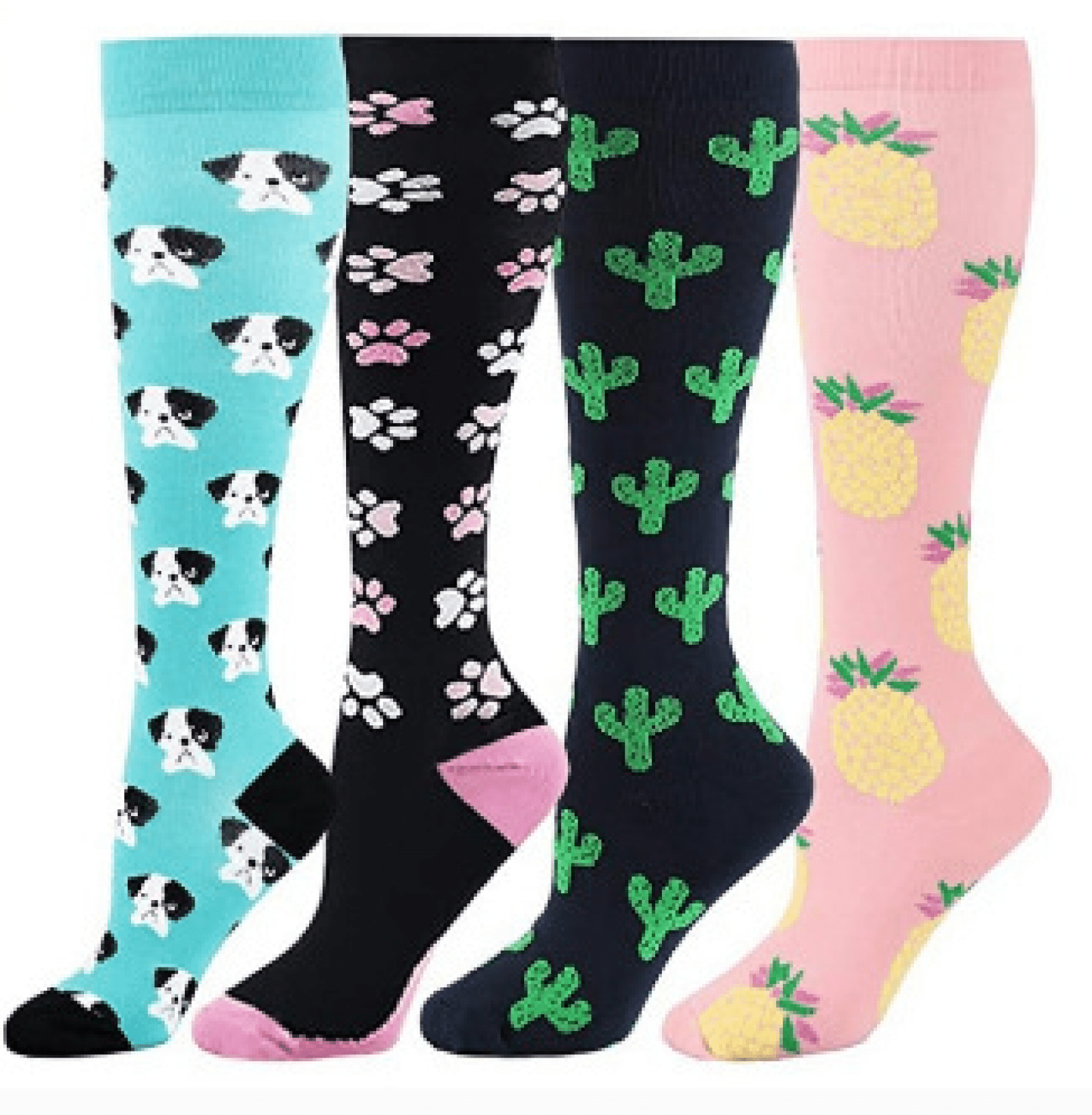 Plus Size Compression Socks Wide Calf Black Wide Compression Socks for ...