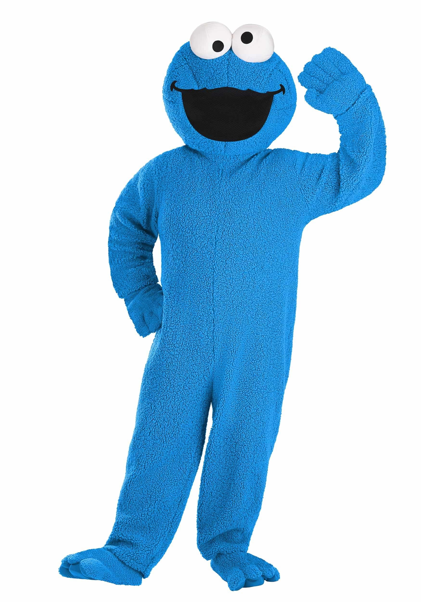 Plus Size Cookie Monster Mascot Costume - Walmart.com