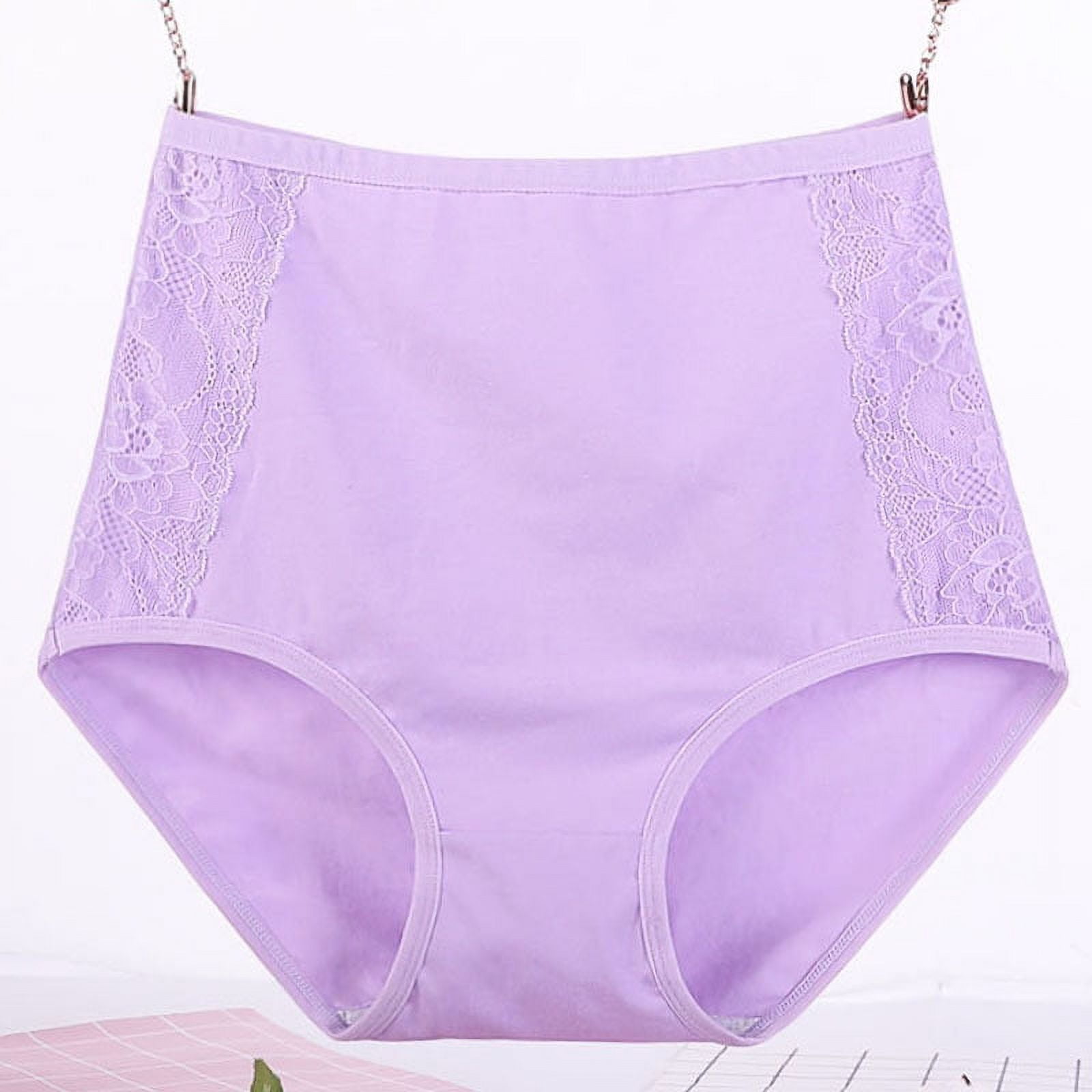 Plus Size Cotton Underwear For Women Full coverage Sexy Lace Butt ...