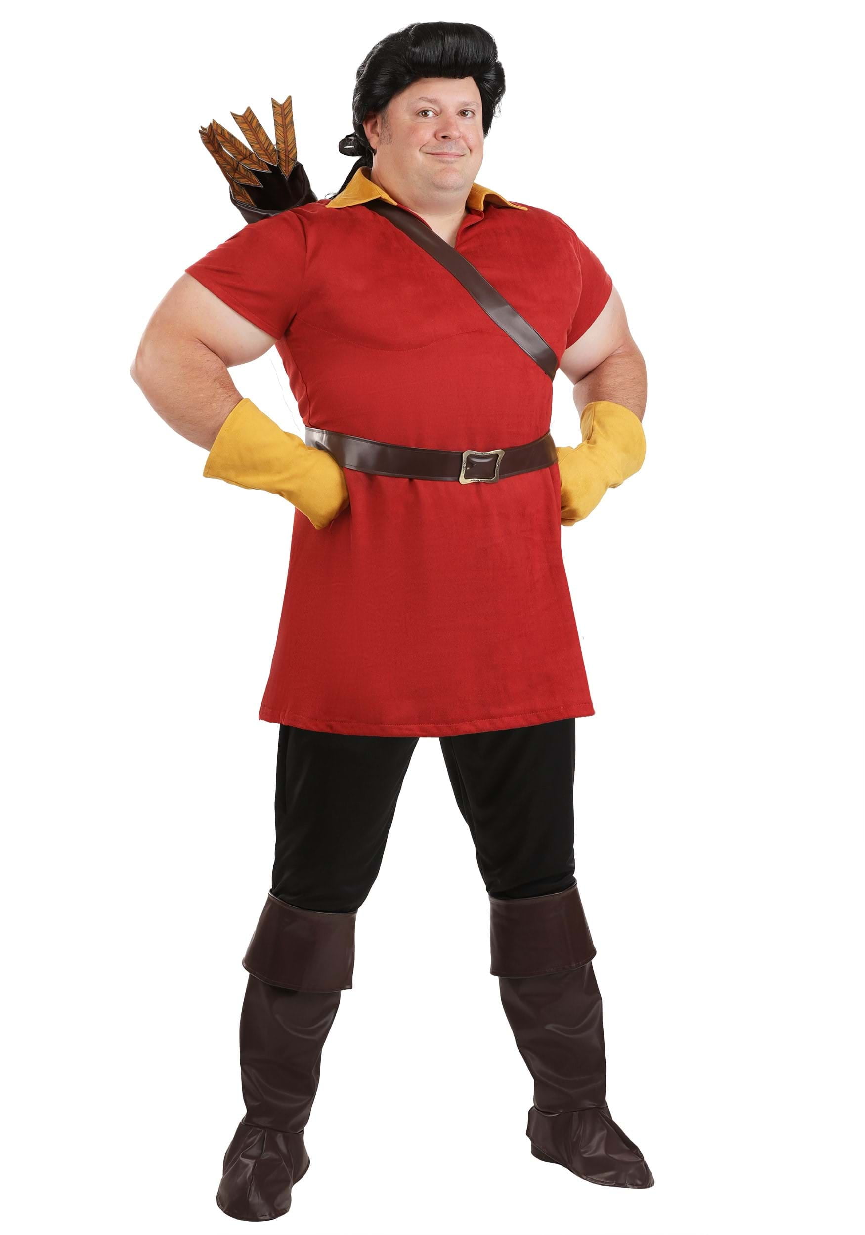 Plus Size Deluxe Disney Gaston Costume for Men - Walmart.com