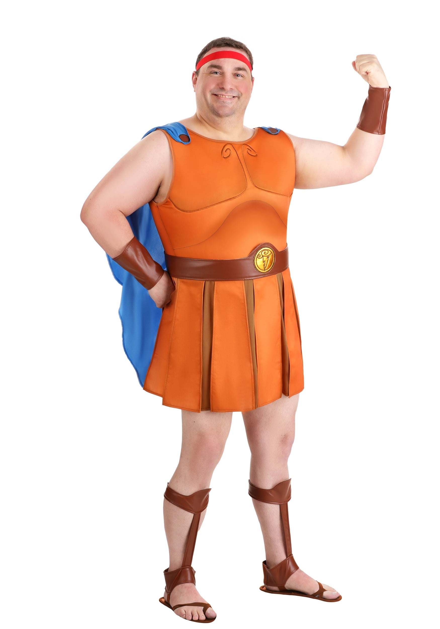 Plus Size Deluxe Disney Hercules Costume for Men - Walmart.com
