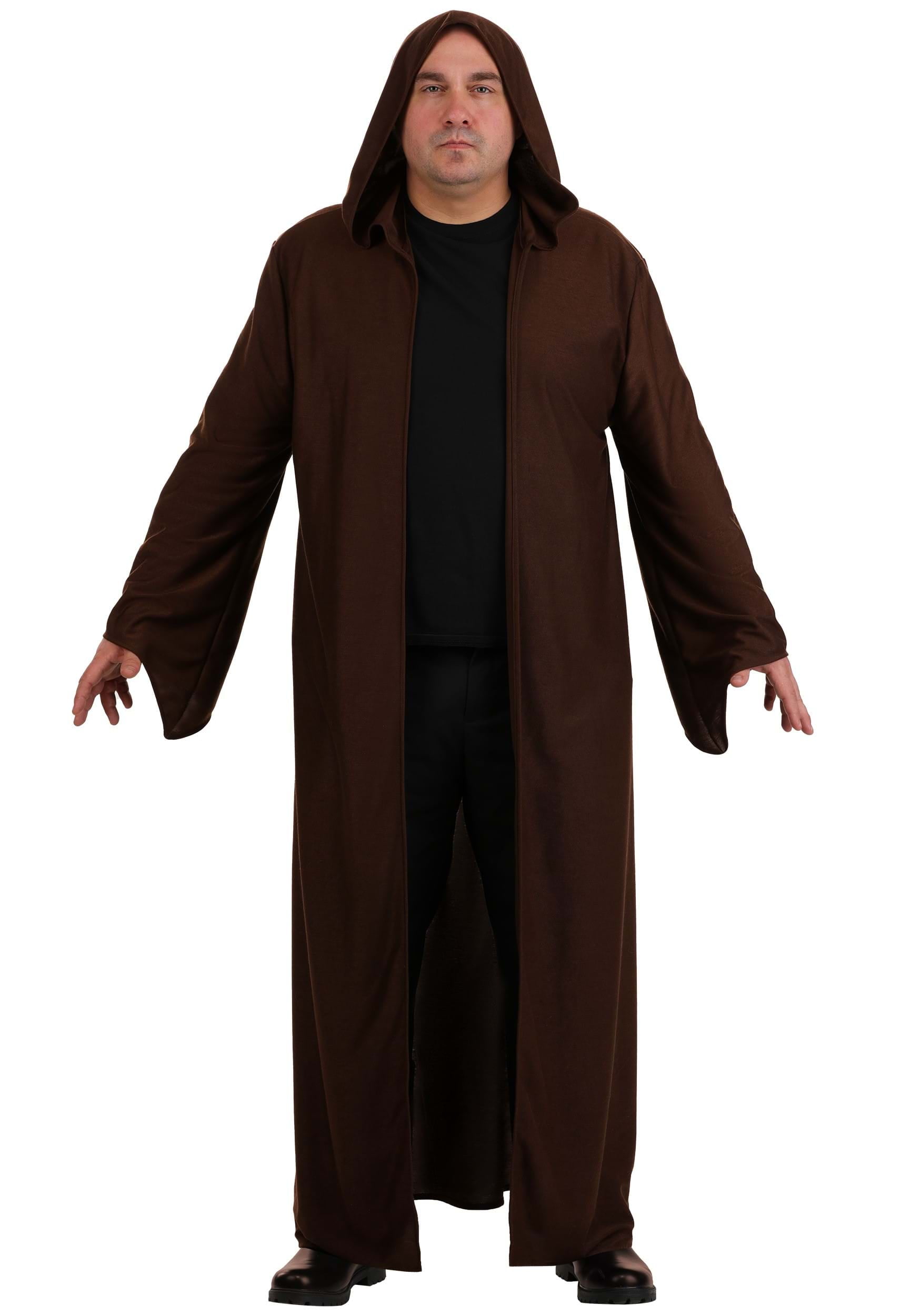 Plus Size Deluxe Star Wars Jedi Costume Robe for Men - Walmart.com