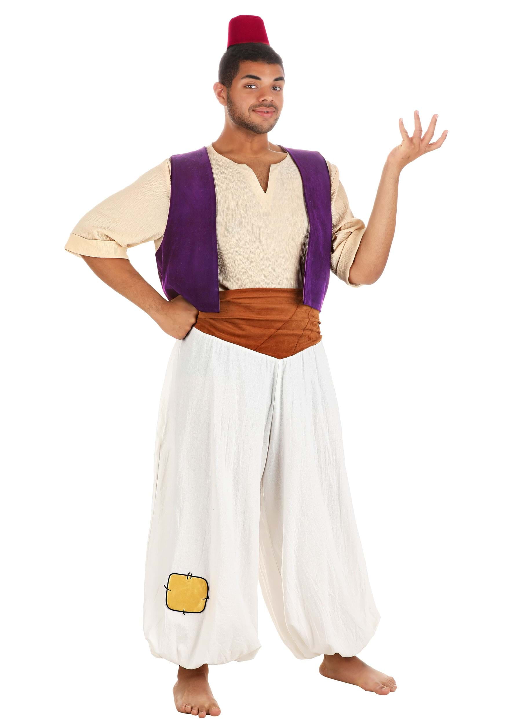 Plus Size Disney Aladdin Deluxe Men's Costume - Walmart.com