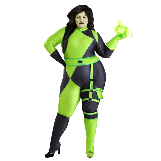 Plus Size Disney Kim Possible Authentic Shego Costume - Walmart ...