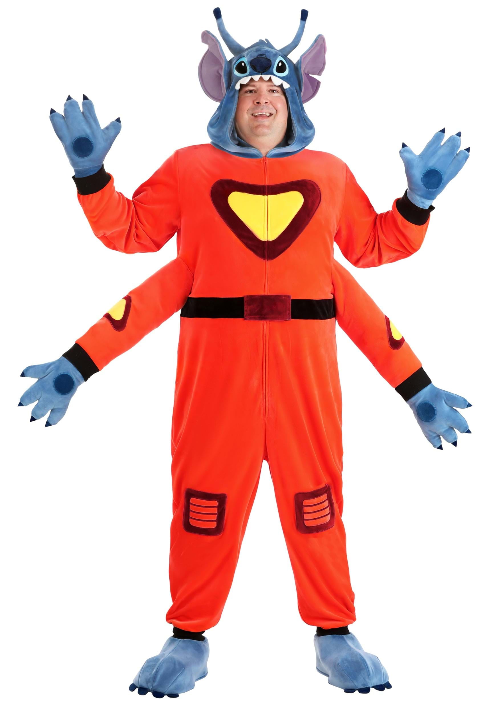 Plus Size Disney Lilo & Stitch Alien Stitch Adult Costume - Walmart.com