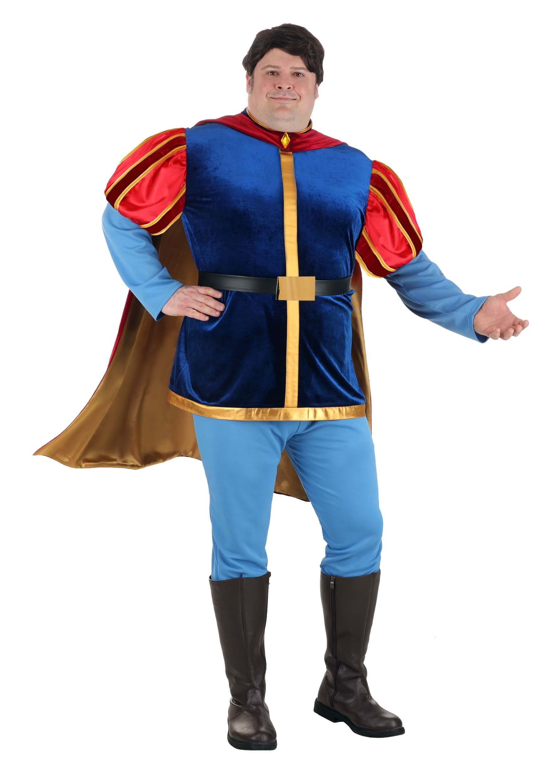 Plus Size Disney Sleeping Beauty Prince Phillip Costume - Walmart.com
