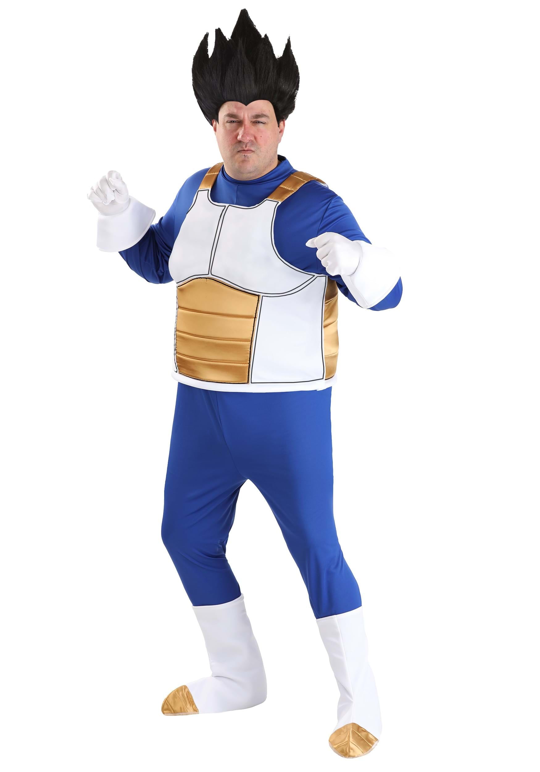 Plus Size Dragon Ball Z Vegeta Costume for Men - Walmart.com