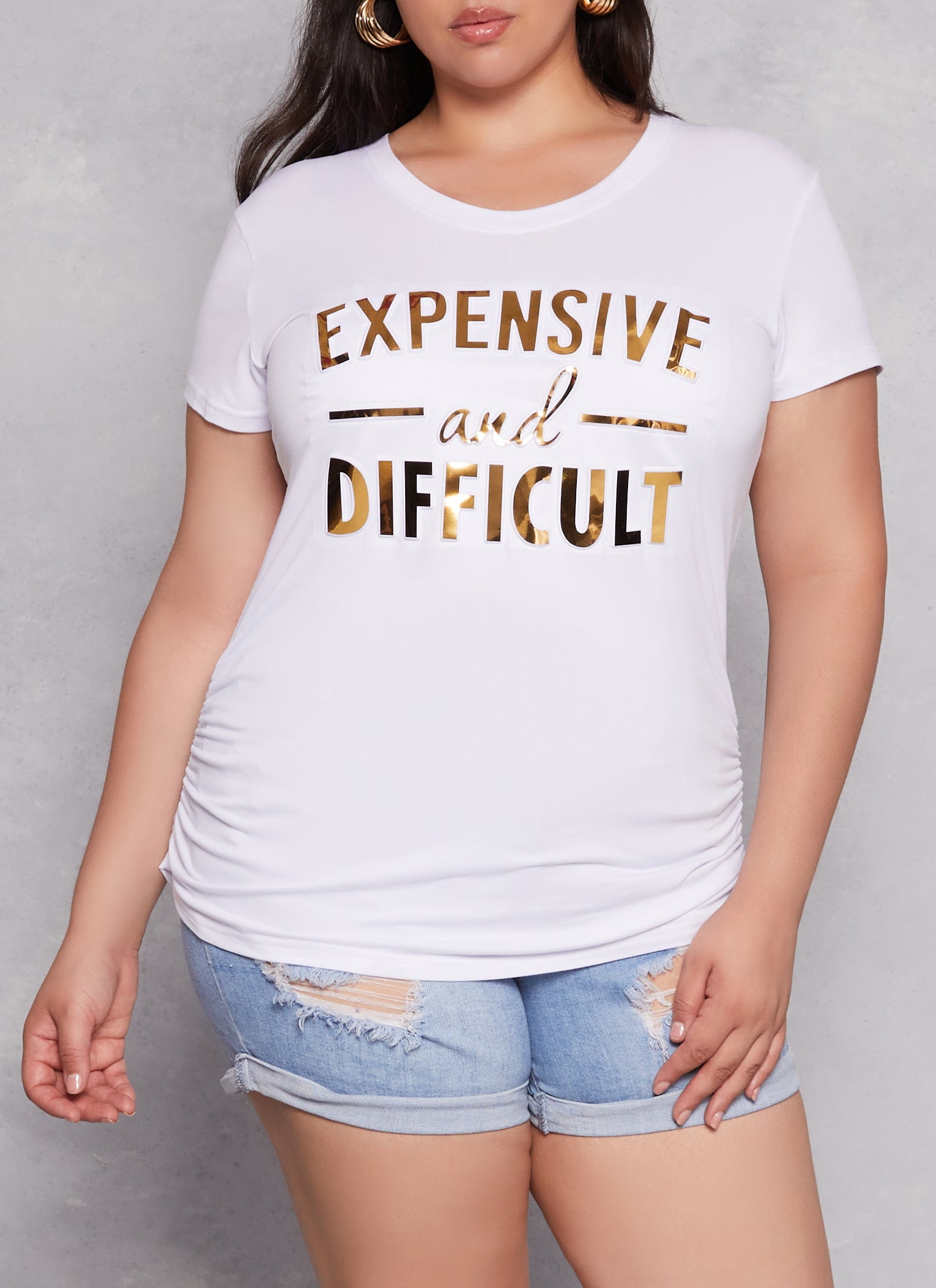 Rainbow Shops Female Adult Plus Size Expensive and Difficult 3D Foil ...