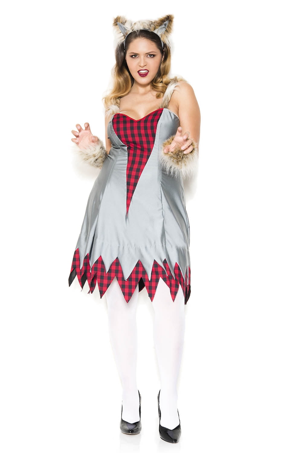 Plus Size Frisky Werewolf Costume 70996Q-1X/2X - Walmart.com