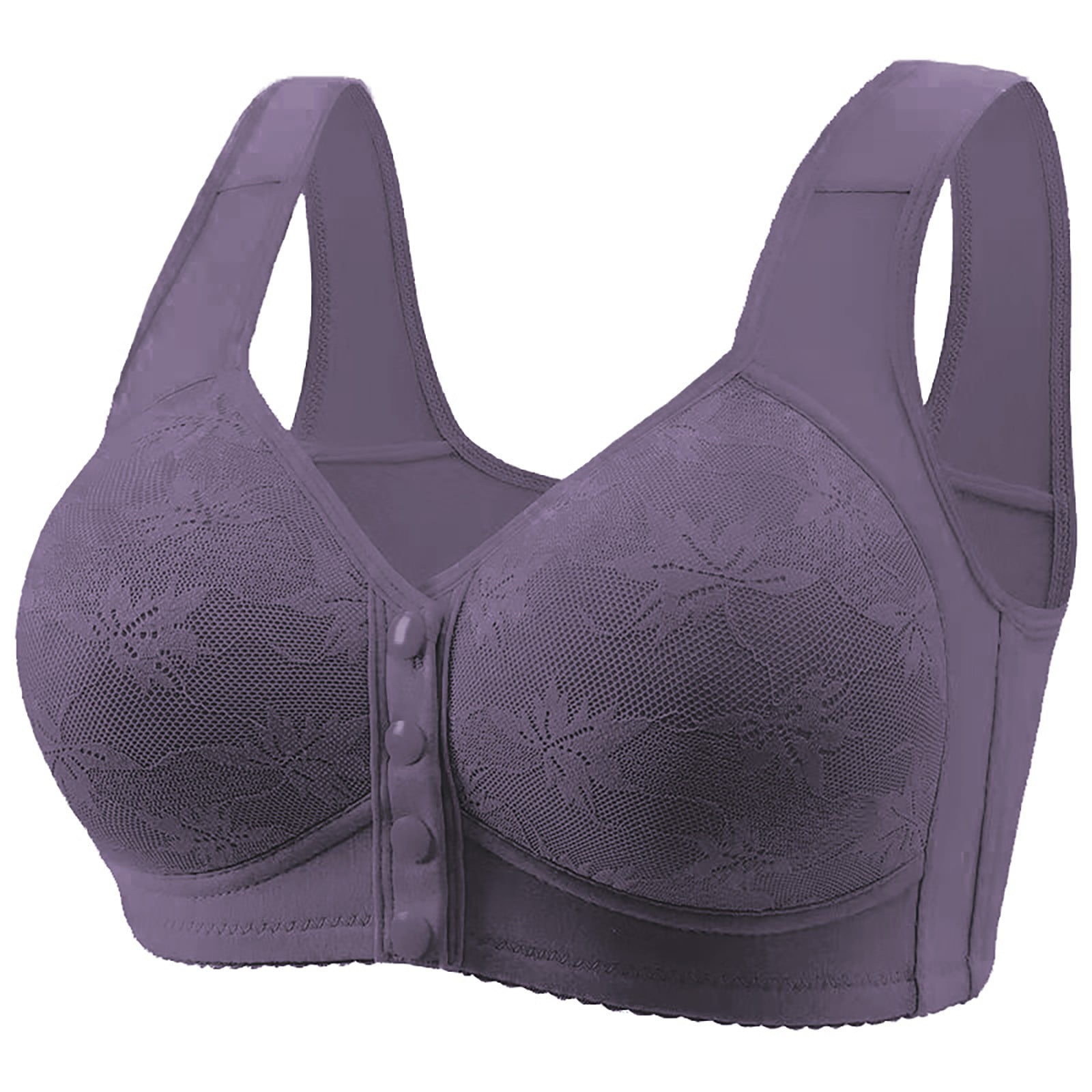Plus Size Front Closure Bras, Audhol Front Close Wireless Bras for ...