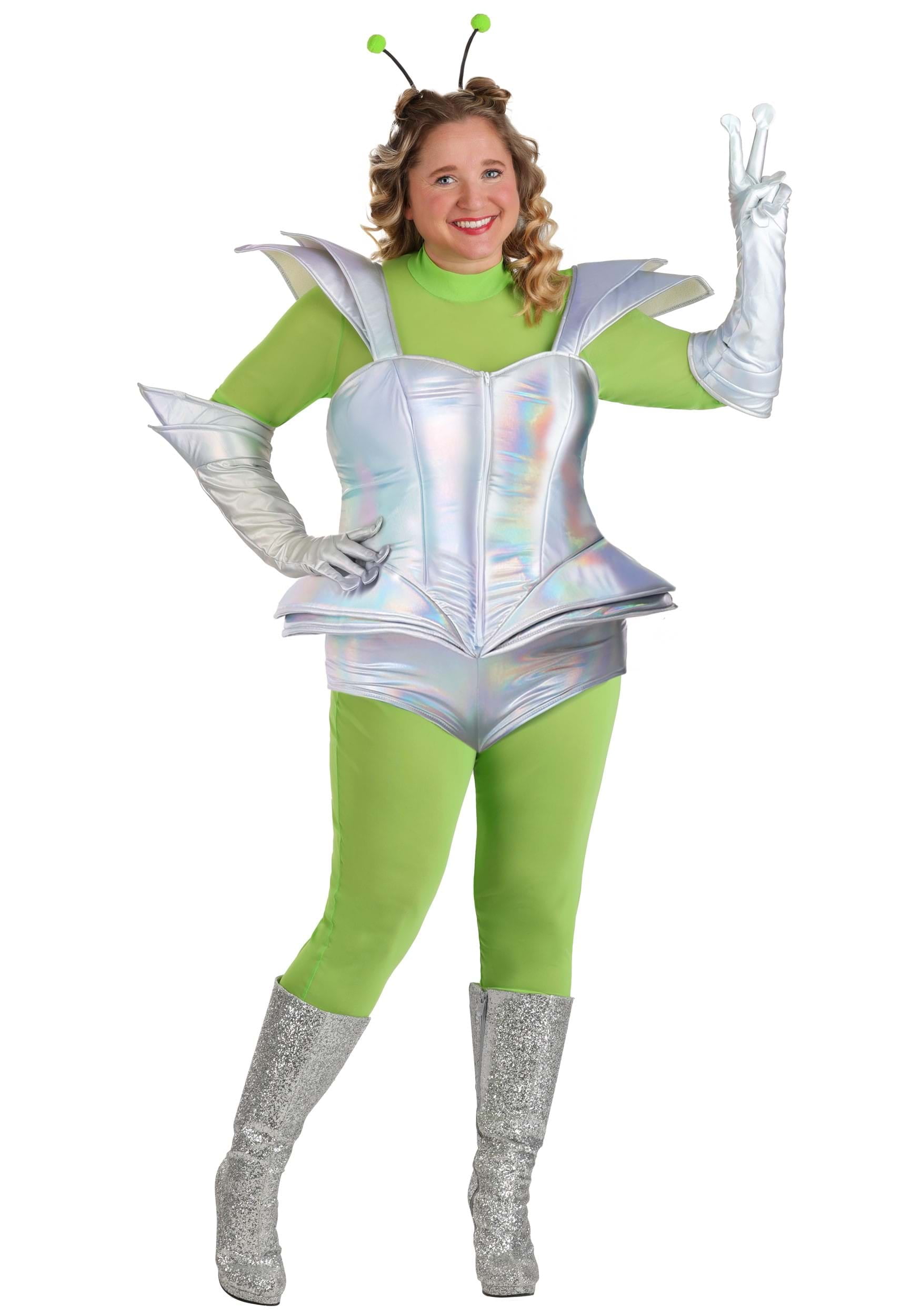 Plus Size Galactic Alien Babe Costume for Women - Walmart.com