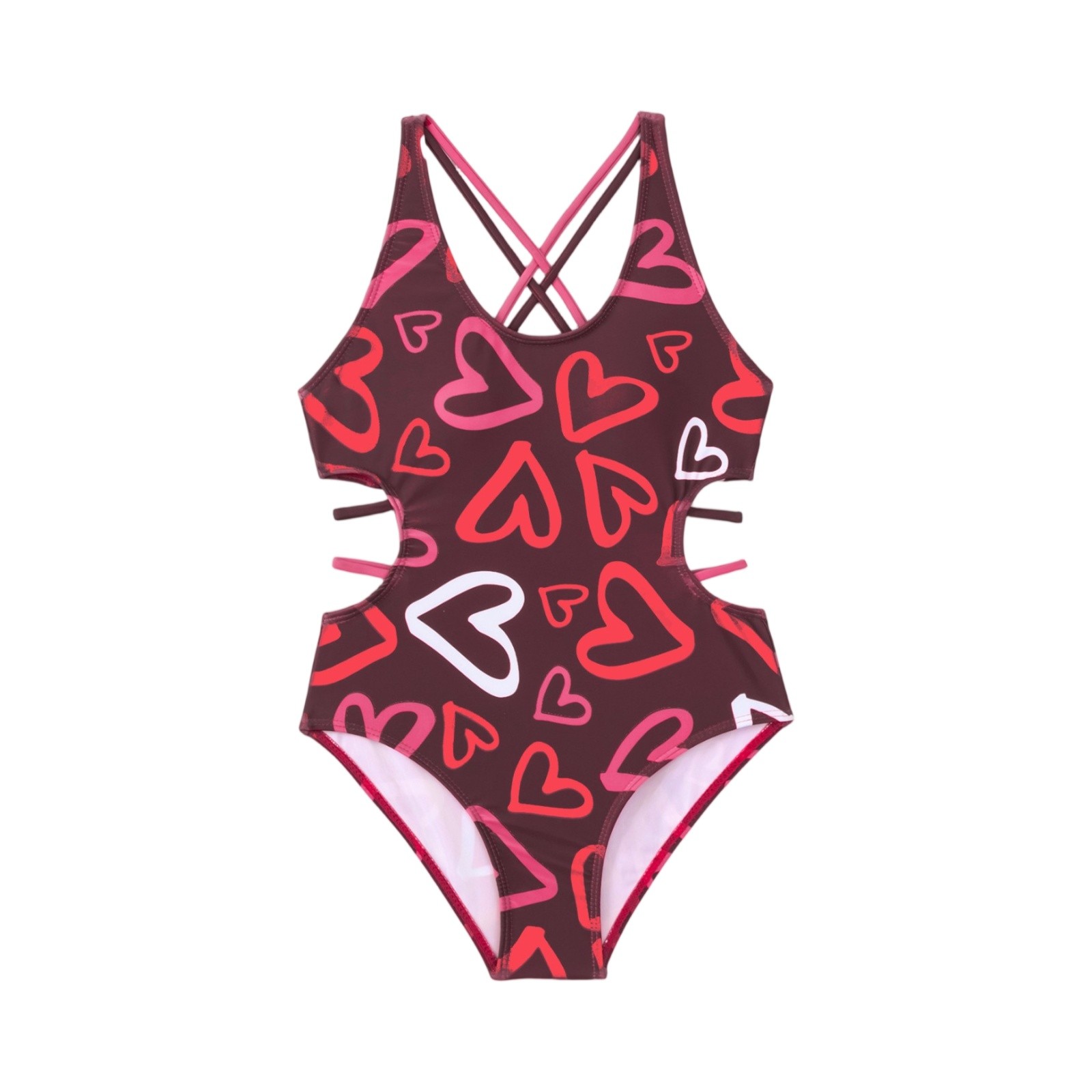 Plus Size Girls Swimsuit，summer Girls One Piece Swimsuit Swimwear 9839