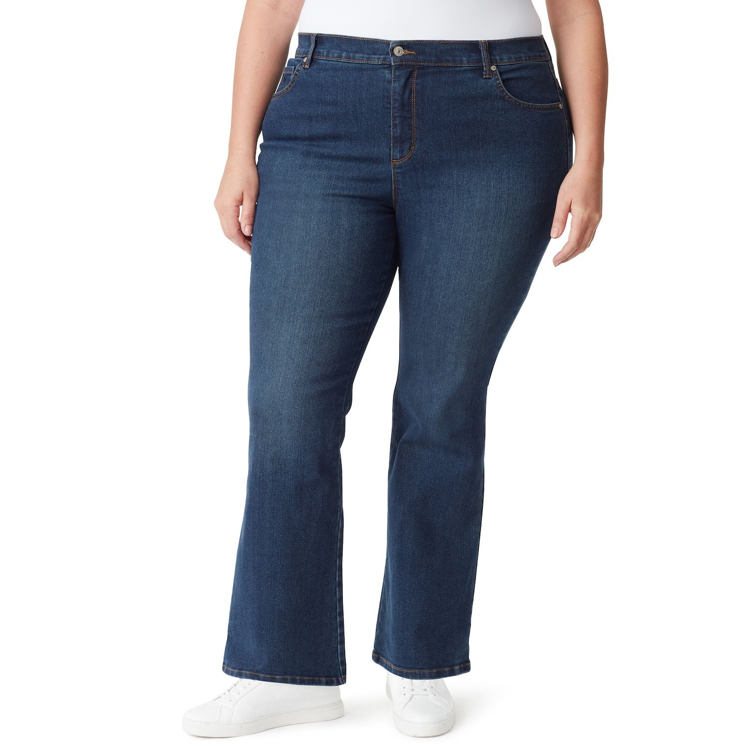 Plus Size Gloria Vanderbilt Amanda Bootcut Jeans Color: Castlewood Size ...