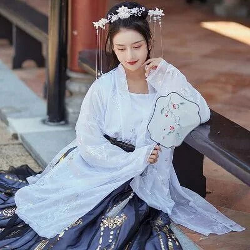 Plus Size Han Dress Dance Stage Adult Tang Suits Hanfu Women Ming ...