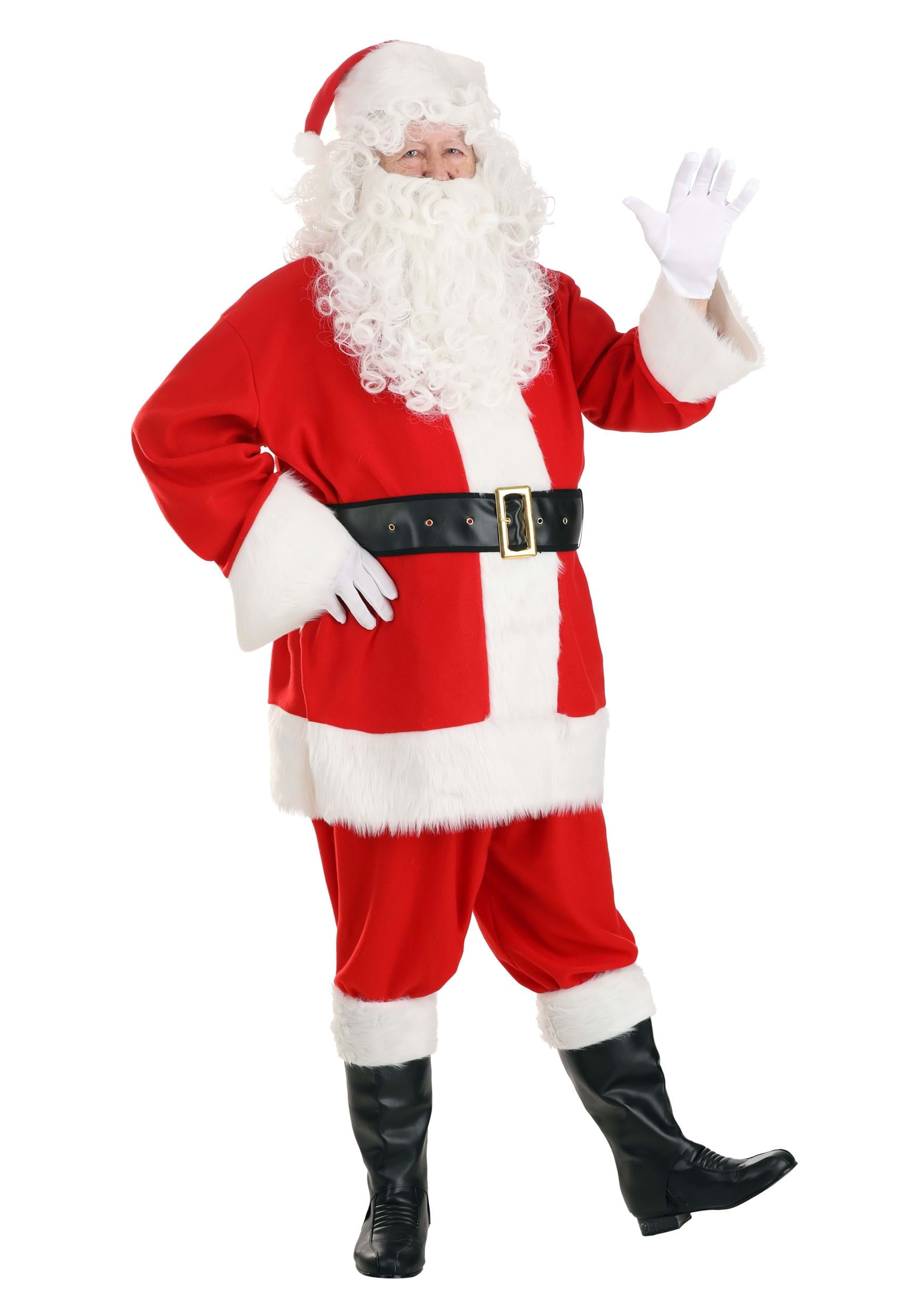 Plus Size Holiday Santa Claus Costume - Walmart.com
