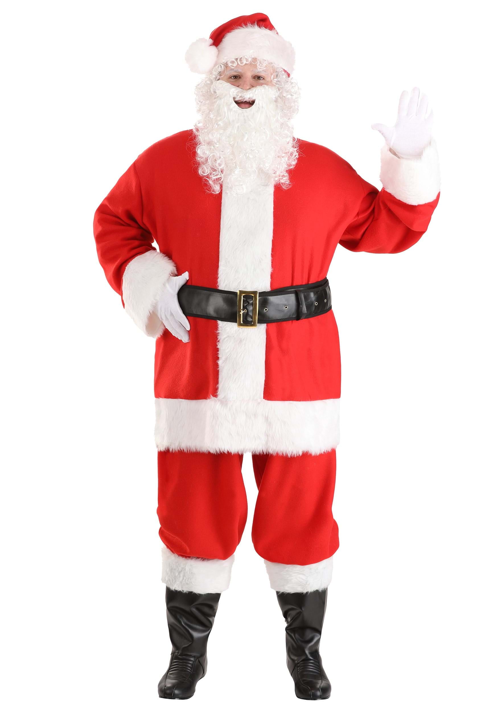 Plus Size Holiday Santa Claus Costume - Walmart.com