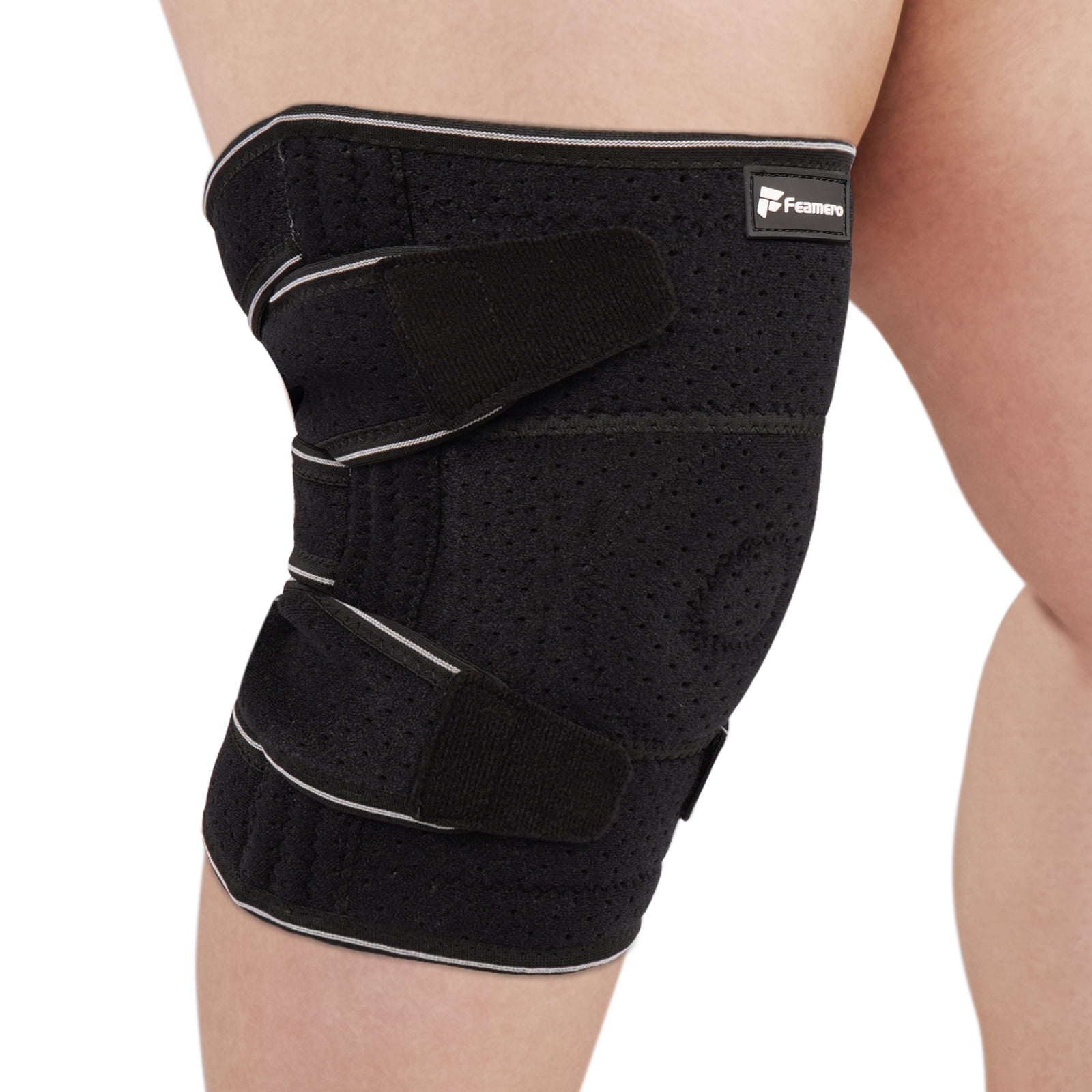 Feamero Plus Size Knee Brace for Women and Men, Adjustable Cross ...