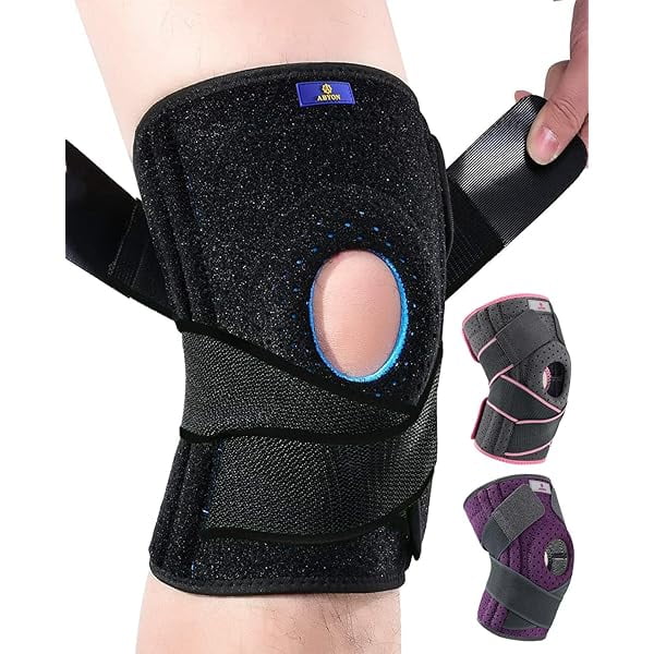 Plus Size Knee Braces for Knee Pain with Side Stabilizers for Man Women.Relieves Meniscus Tear ...
