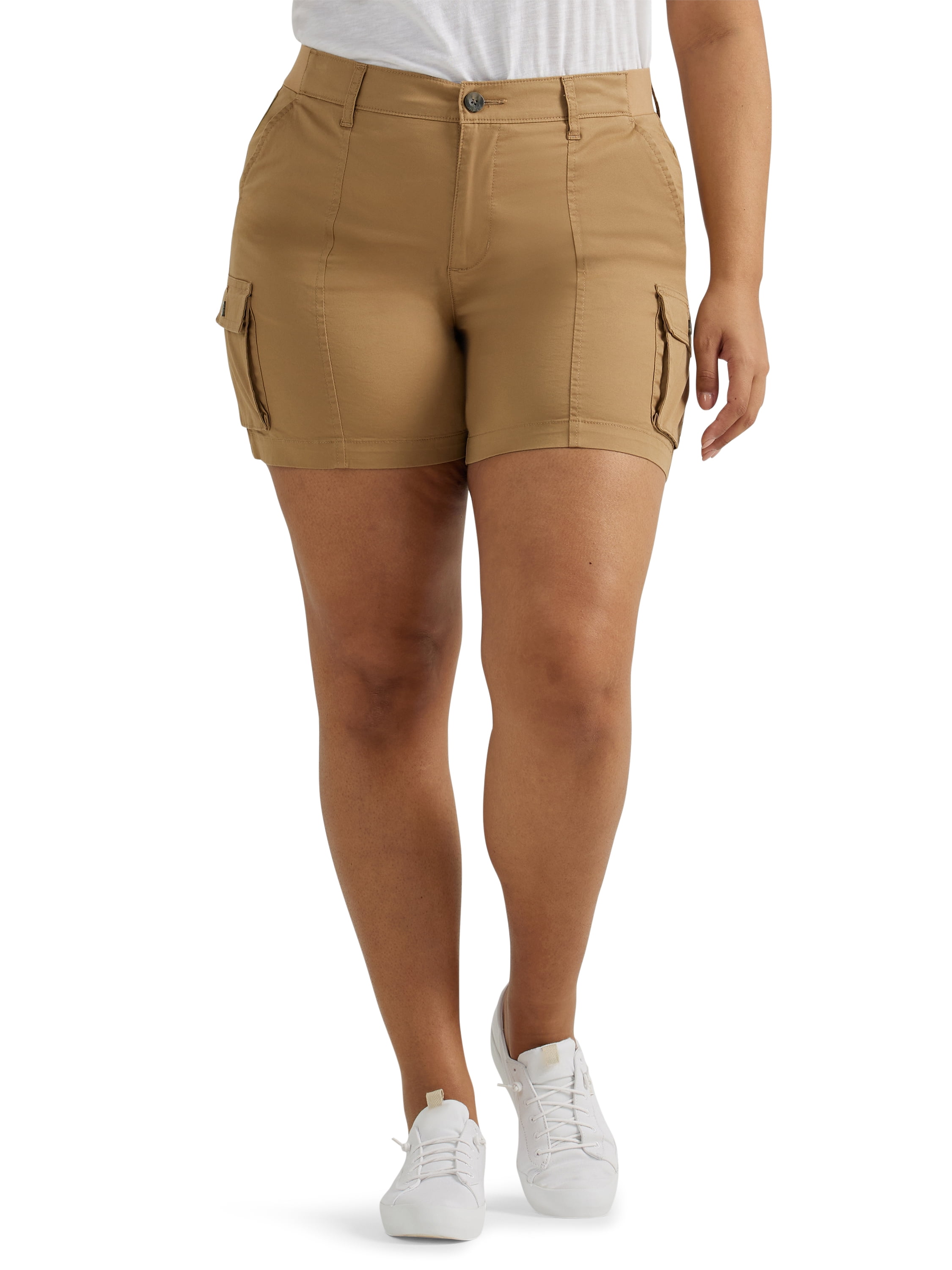 Lee® Womens Plus Size Ultra Lux Comfort with Flex to Go Cargo Short ...