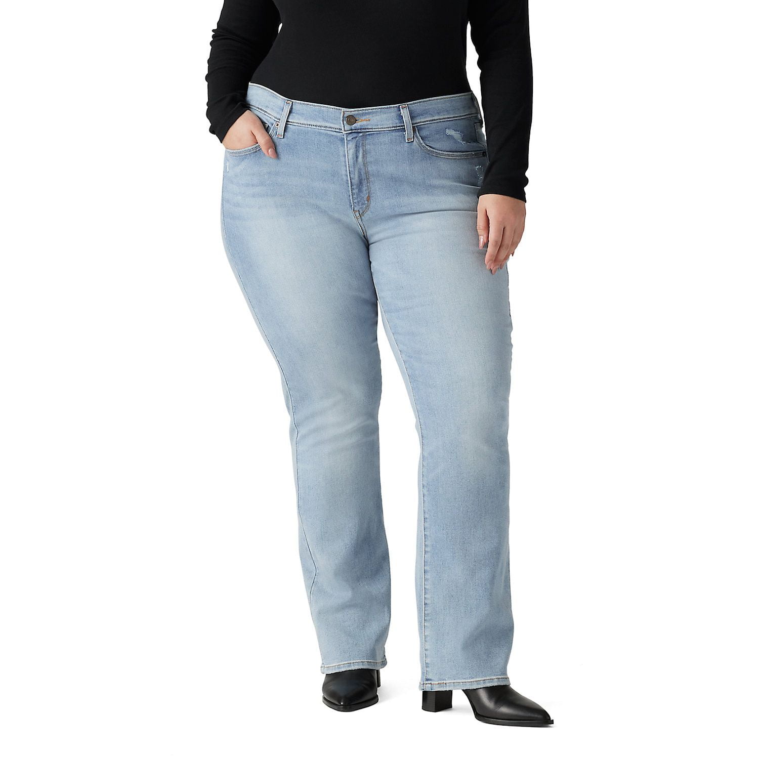 Plus Size Levi's® Classic Bootcut Jeans Color: Inflated Dream Size: 18W ...