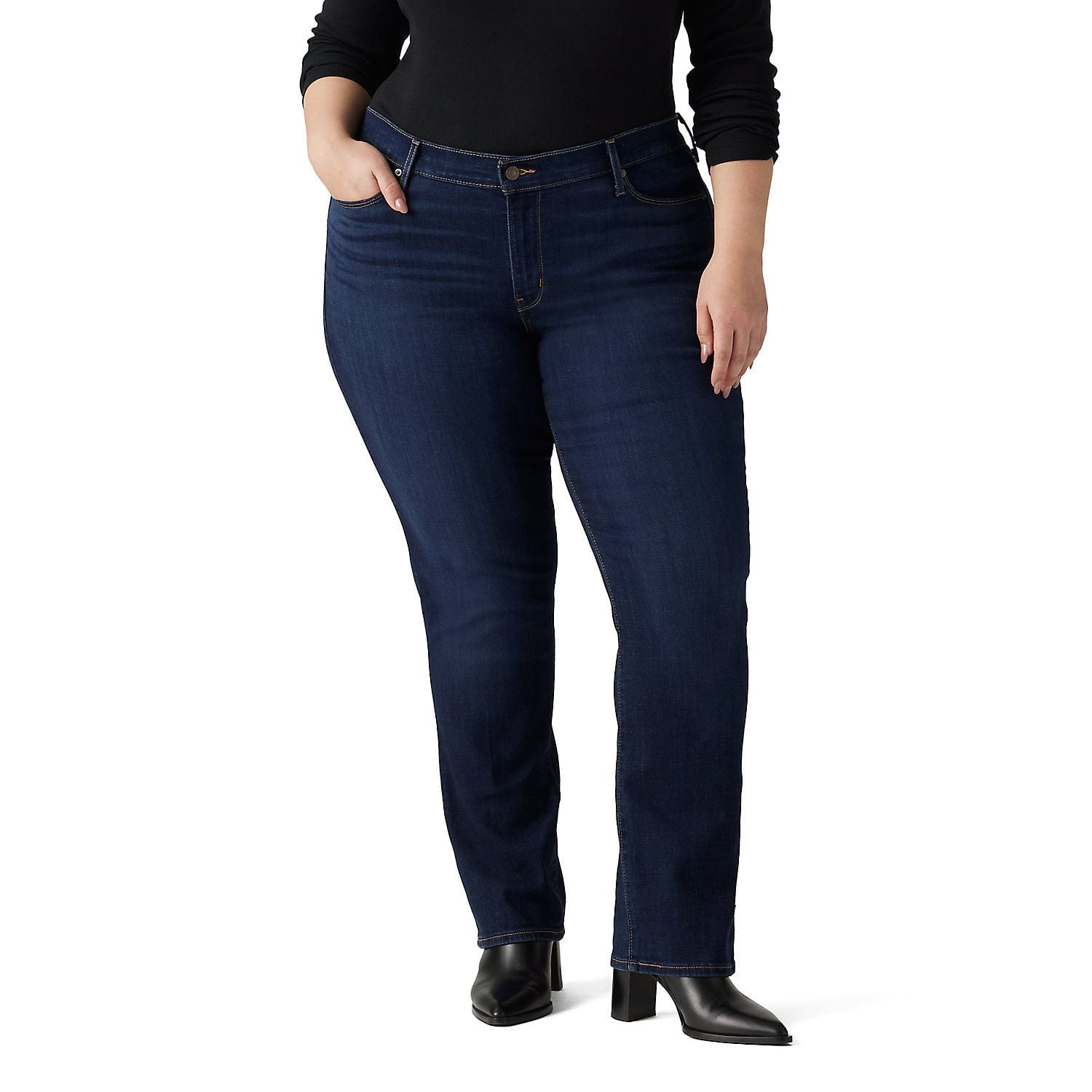 Plus Size Levi's® Classic Straight Jeans Color: Cobalt Haze Size: 26W ...