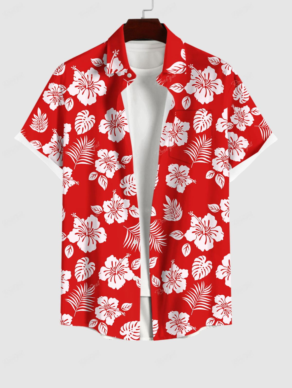 Plus Size Matching Hawaii Beach Outfit for Couples Flower Coconut ...