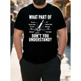 Plus Size Men'S Graphic Print T-Shirt - "WHAT PART OF WELDING DON'T YOU ...