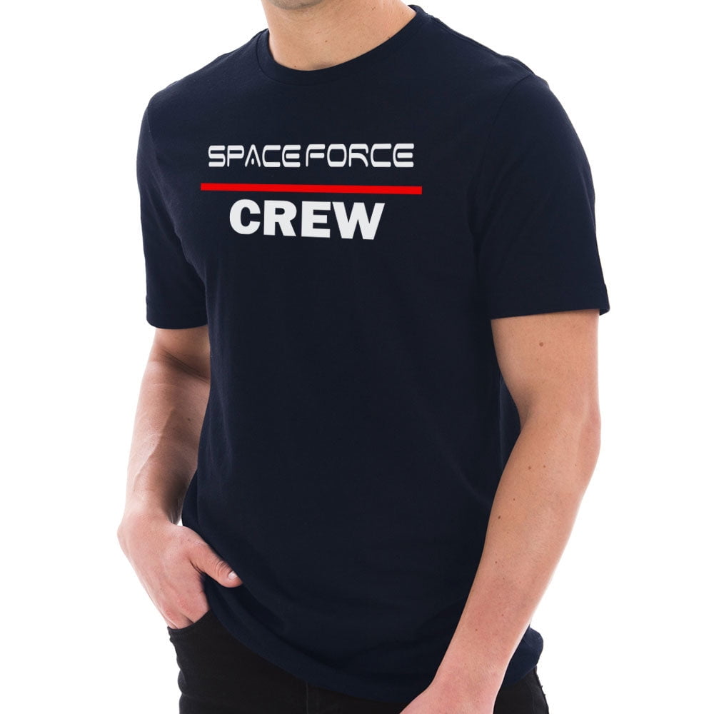 Plus Size NASA Space Force Crew Designed Short Sleeve Cotton Jersey T ...