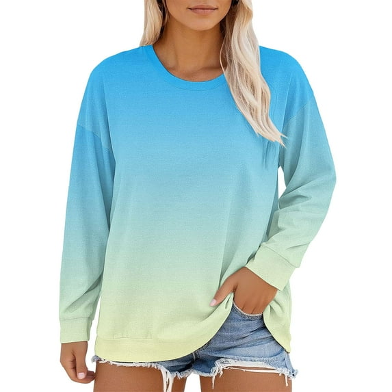 Plus Size Neck T Shirts Women Long Sleeve Tops Casual Summer Tshirts ...