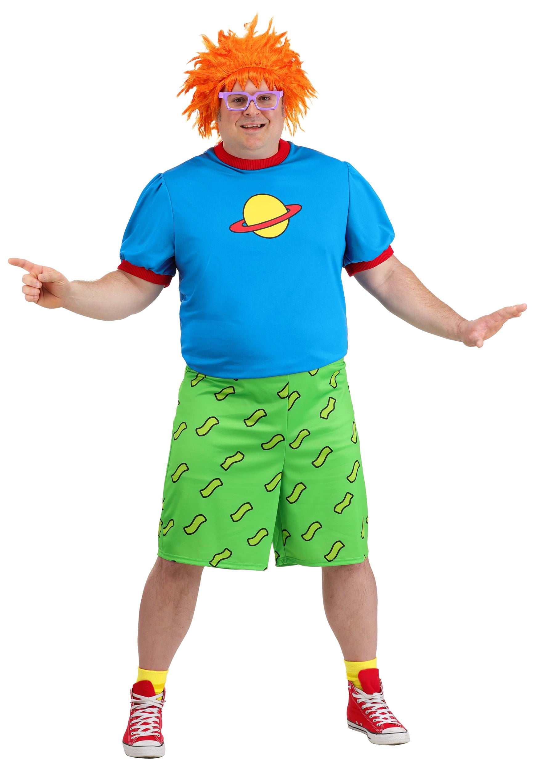 Plus Size Nickelodeon Rugrats Chuckie Costume for Men - Walmart ...