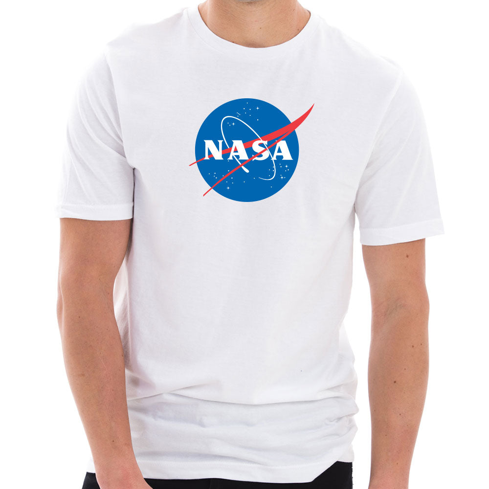 Plus Size Original NASA Insignia Logo Designed Short Sleeve Cotton ...