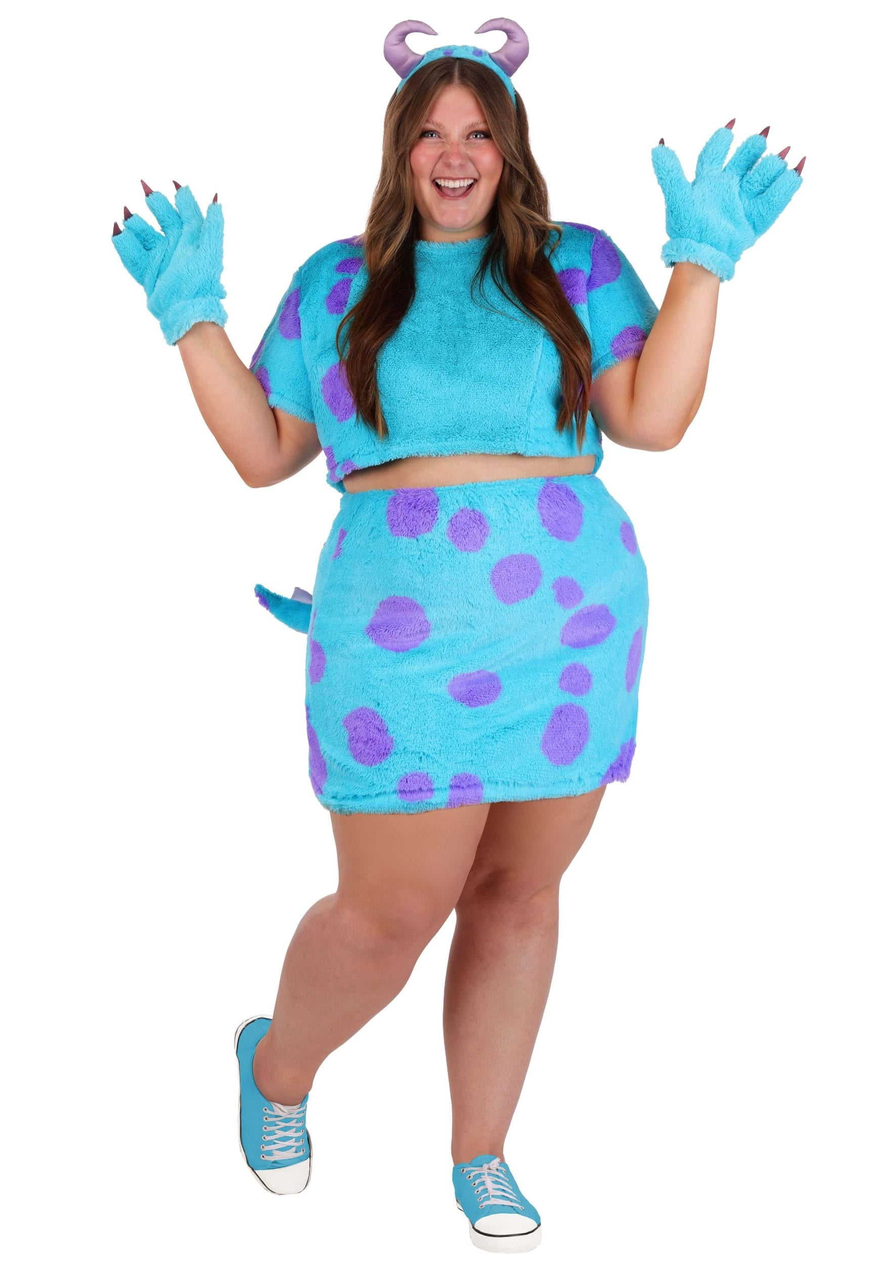 Plus Size Pixar Monster's Inc Sulley Costume for Women - Walmart.com