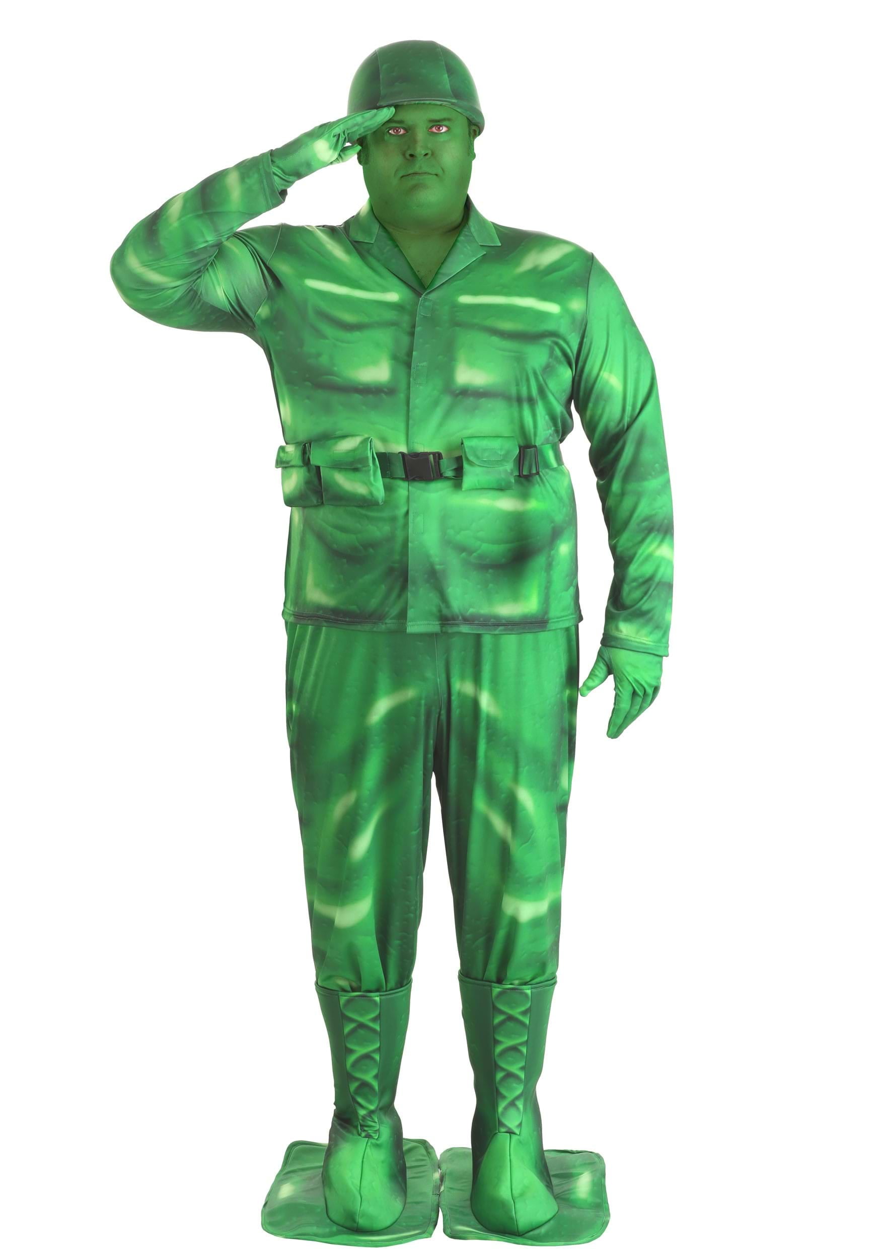 Plus Size Plastic Army Man Costume - Walmart.com