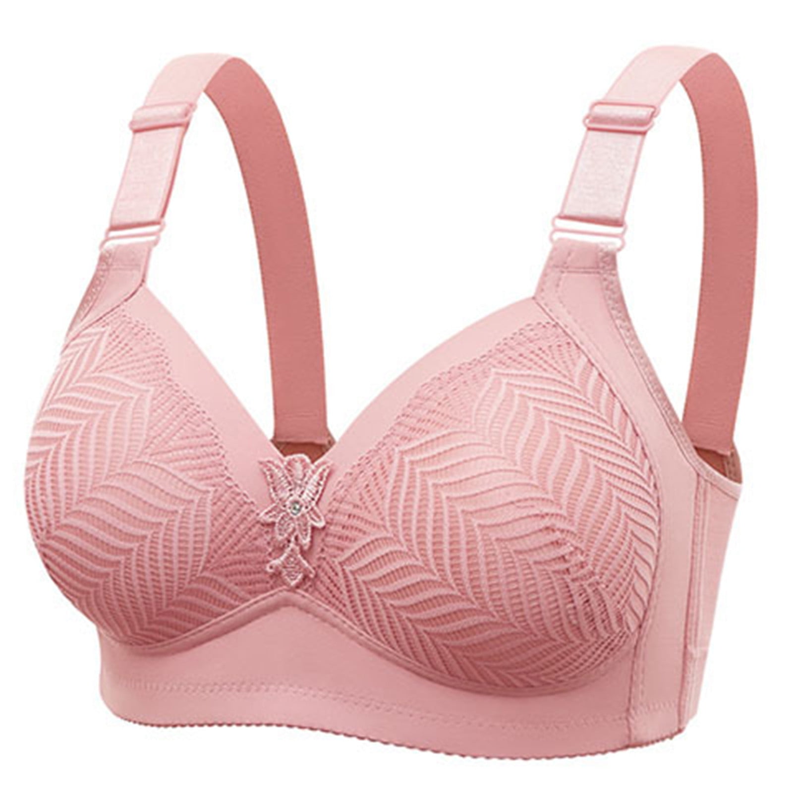 Plus Size Push up Bras Women Lightly Lined Bra Feature V-Neck ...