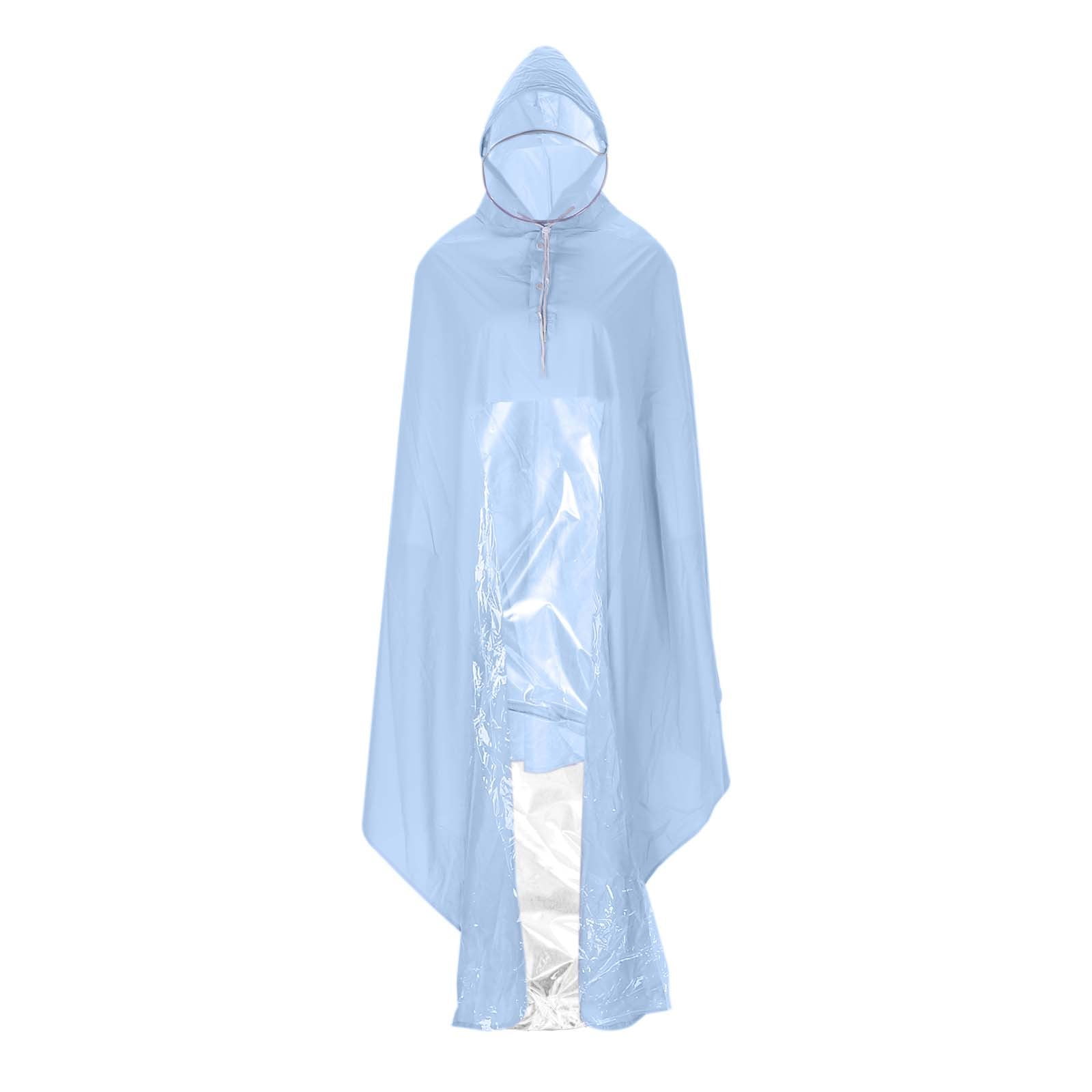 Plus Size Rain Coats with Hoods,Adult Bike Raincoat With Extended ...