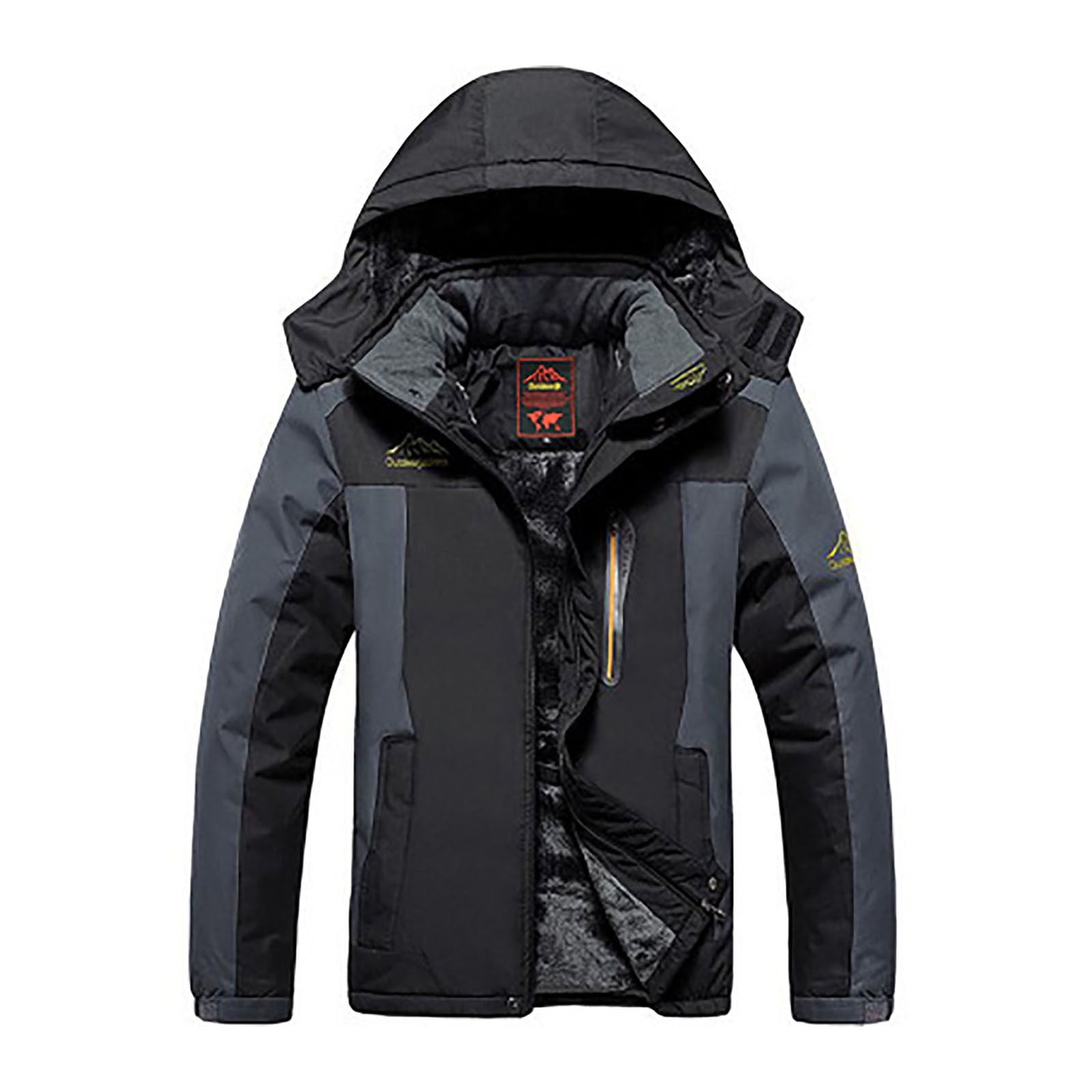 Plus Size Rain Jackets for Women Waterproof Winter Snow Coat Warm Ski ...