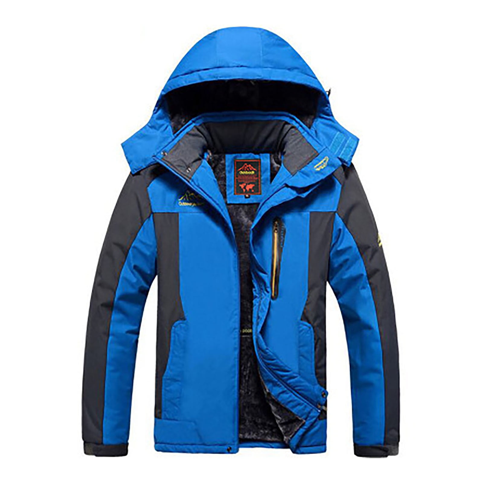 Plus Size Rain Jackets for Women Waterproof Winter Snow Coat Warm Ski ...