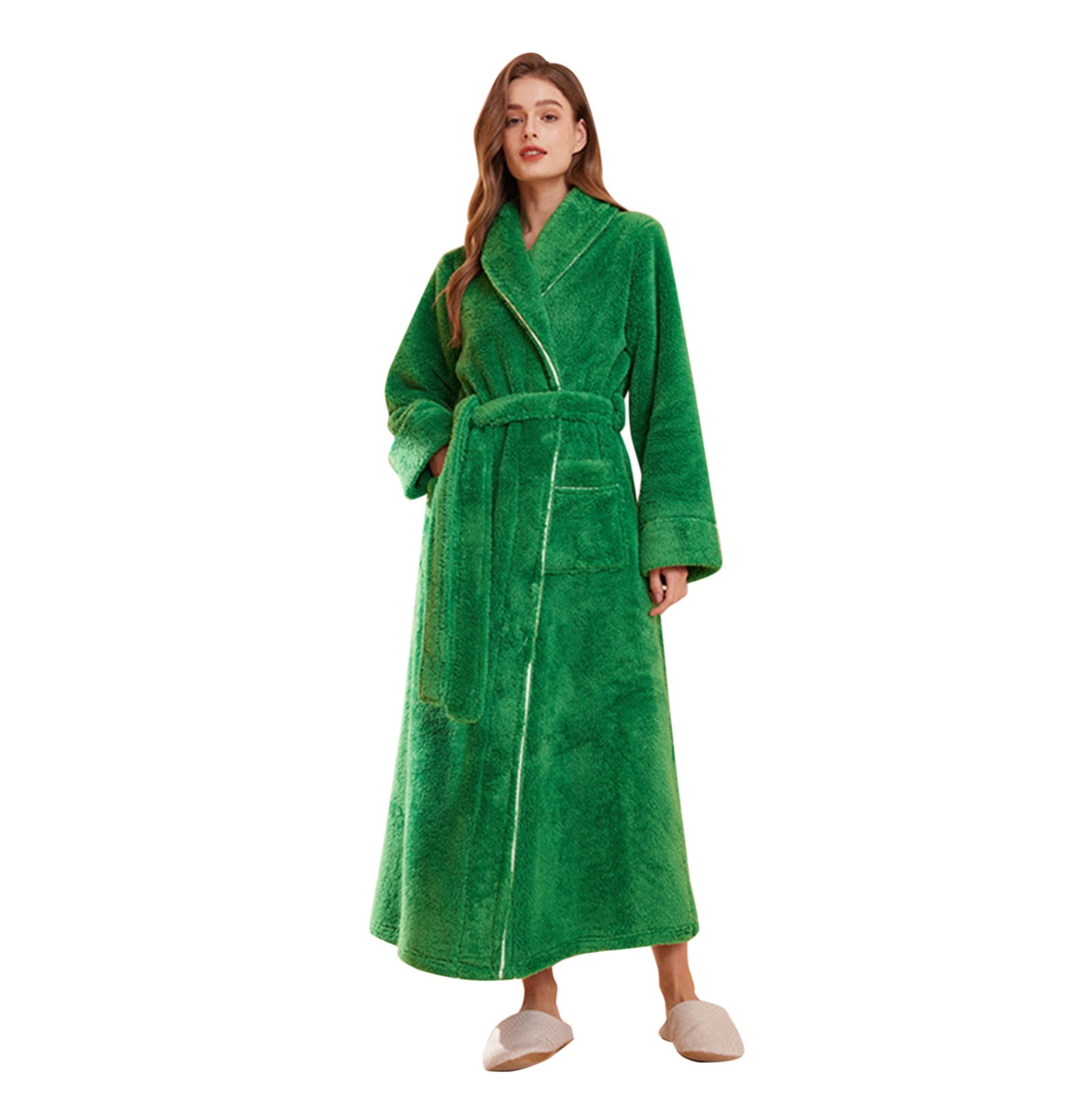 Plus Size Robes for Women Fluffy House Coat Oversized Soft Women's ...
