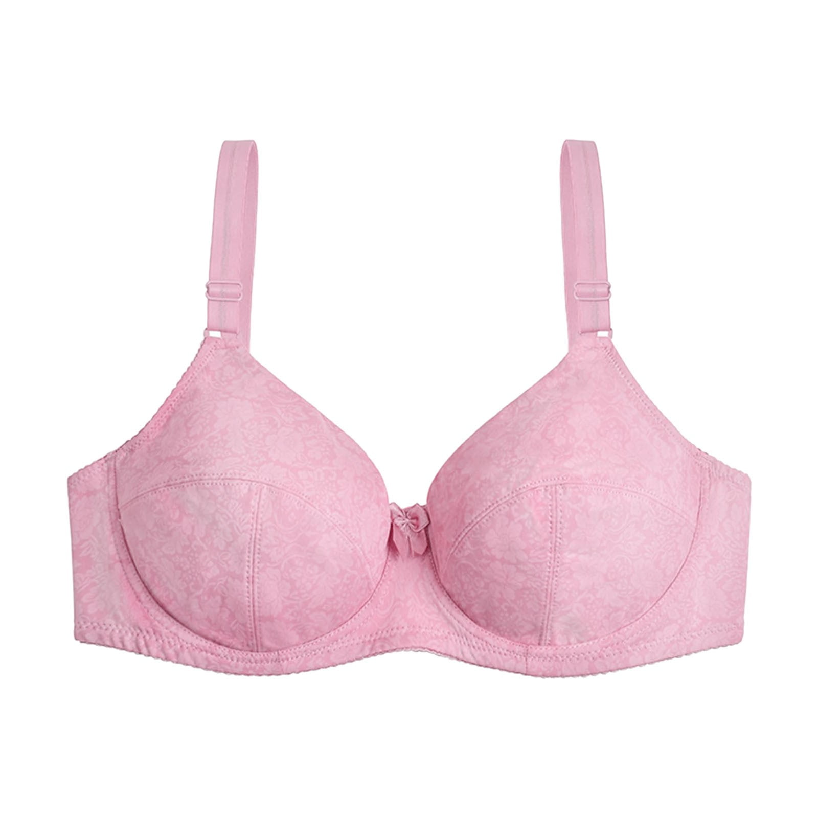 Plus Size Smooth Bra Comfortable Women's Bra Adjustment Underwear ...