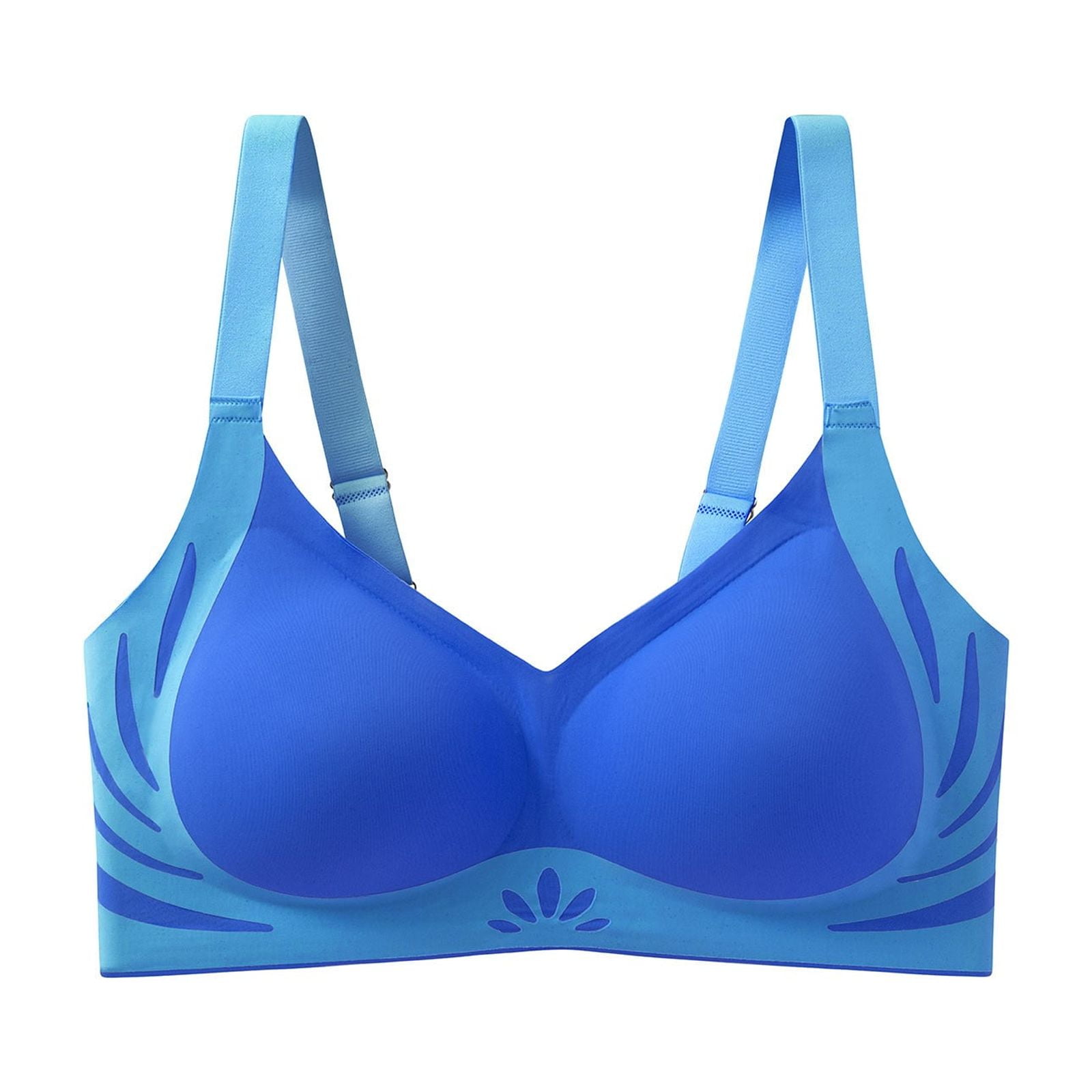 Plus Size Sports Bra for Women Seamless Wirefree Medium Support Yoga ...