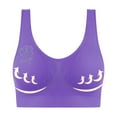 Plus Size Sports Bras for Women Seamless Breathable Wirefree Gathering ...