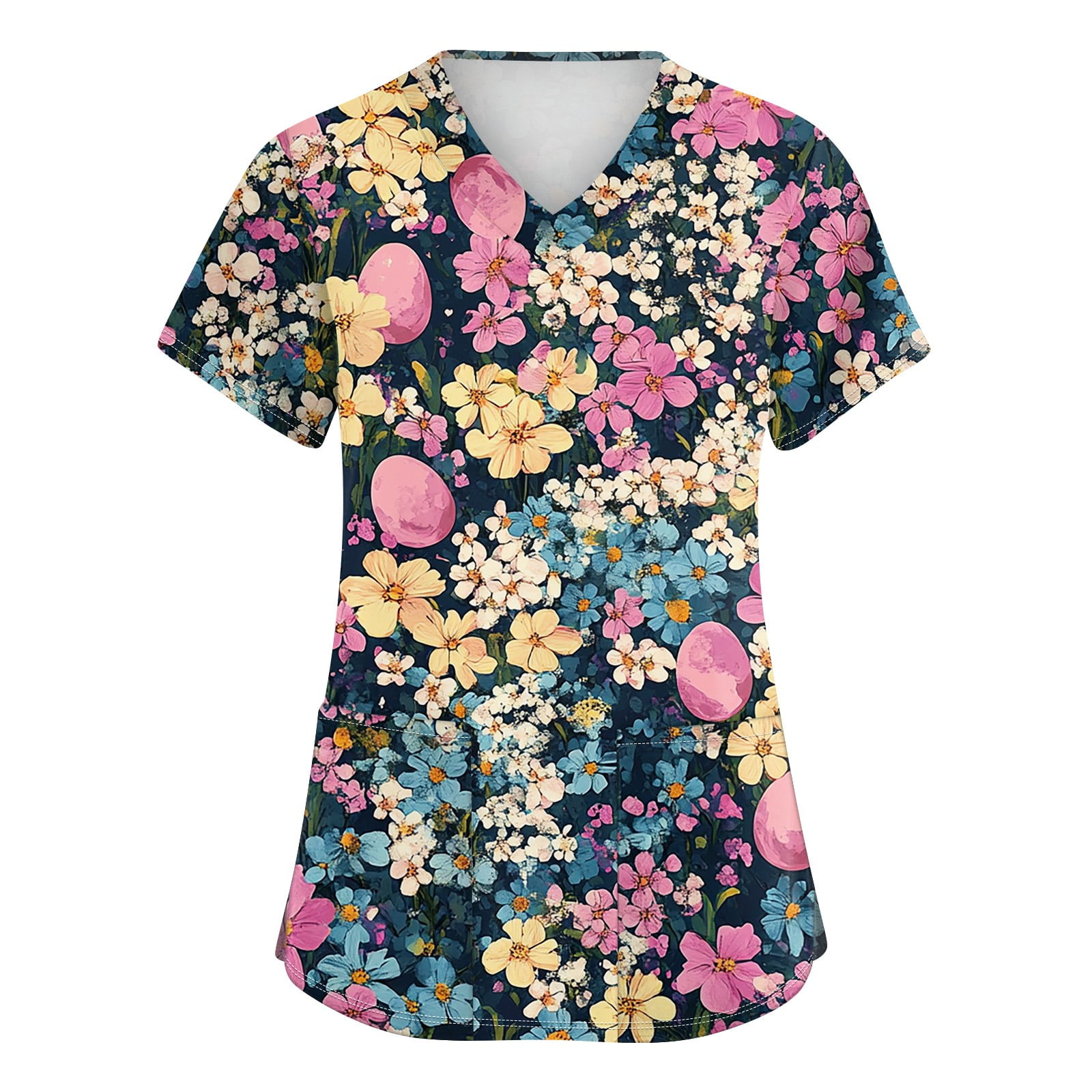 Plus Size Spring Clothes for Women, Lightweight Summer Nurse Shirts ...