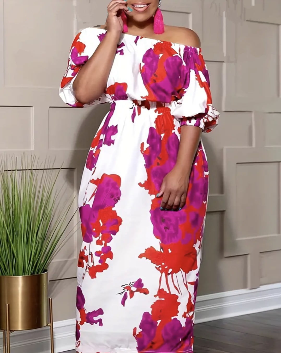 Plus Size Spring Dress - Walmart.com