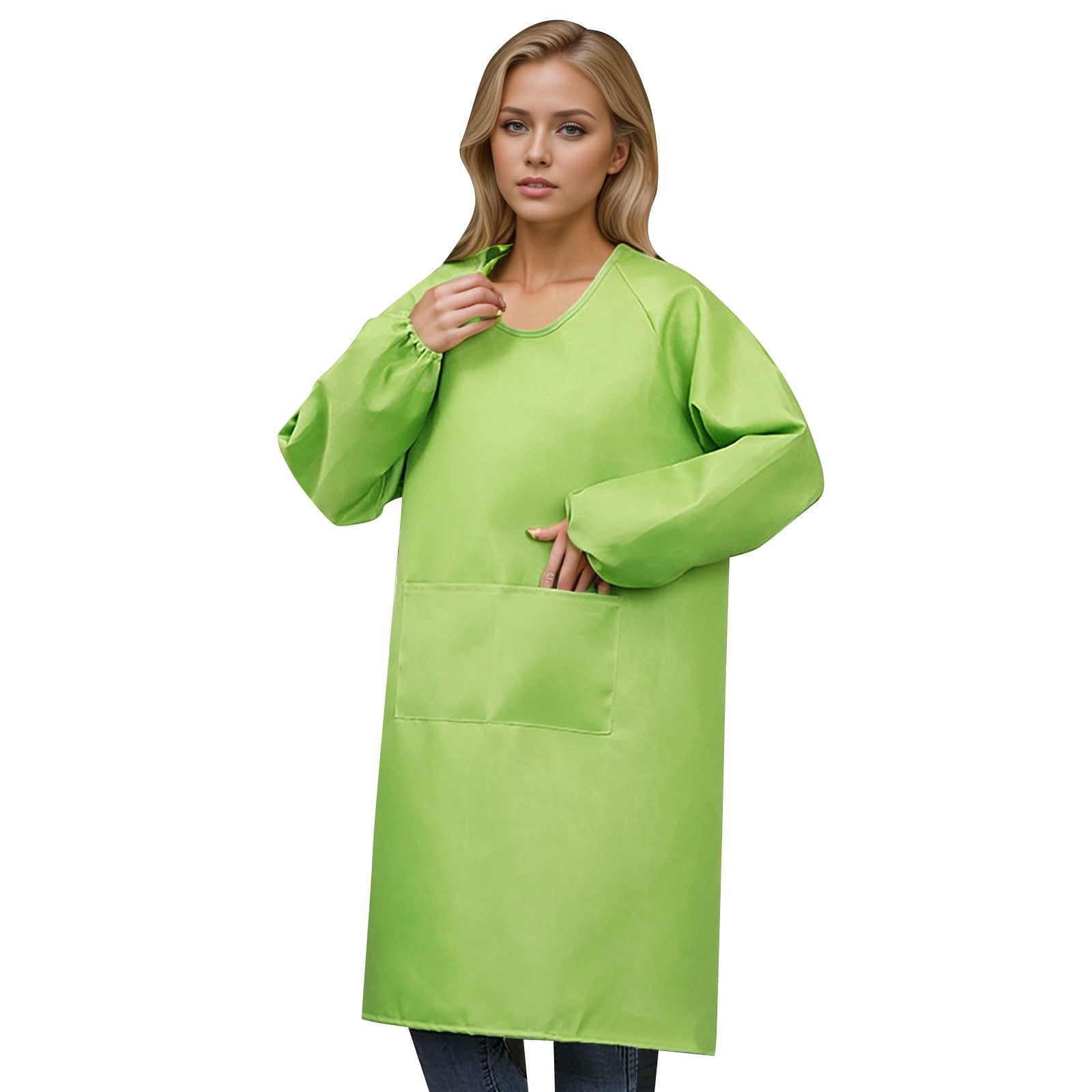 Plus Size Summer Clothes for Women Kitchen Apron With Big Pockets Long ...