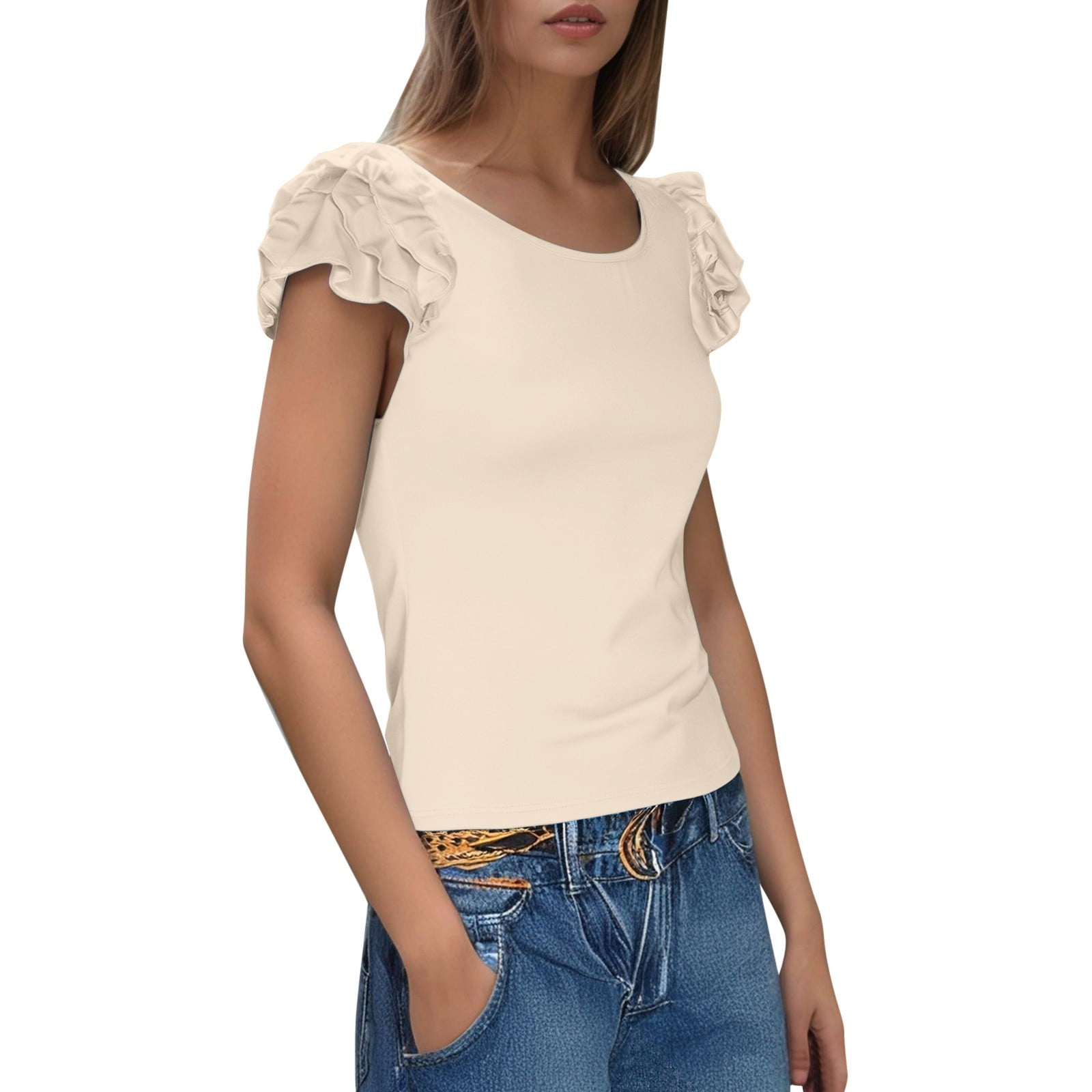 Plus Size Summer Clothes for Women T Shirts Casual Stylish Tees For ...