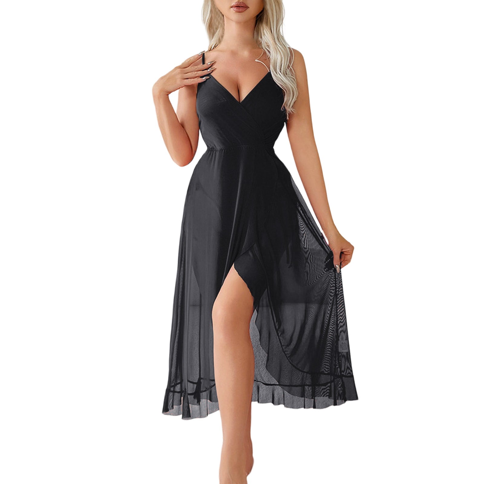 Plus Size Swim Bra Supportive Bralette Womens Sexy Satin Leopard Sling ...